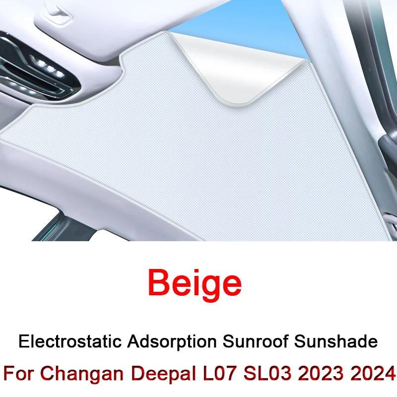 For-Changan-Deepal-L07-SL03-2023-2024-Electrostatic-Adsorption-Car-Roof-Sunshade-Skylight-Blind ...