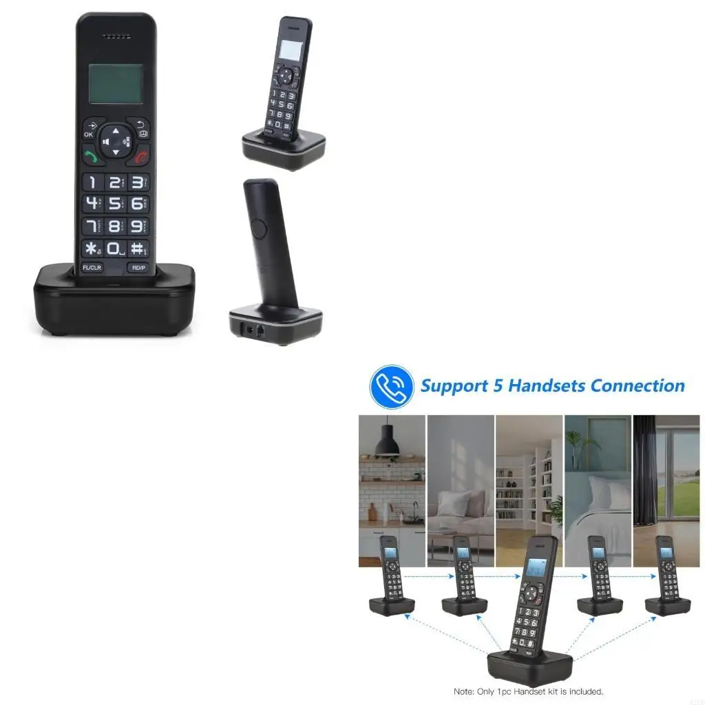 Wireless Telephone Landline Phone with Caller Display and Memory for ...