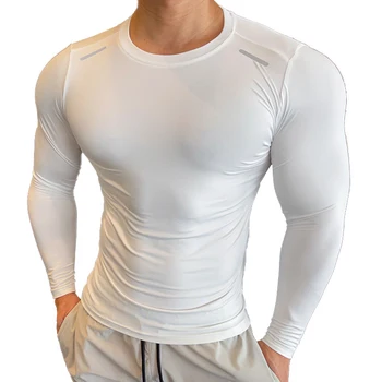 Compression Long Sleeve Men's Workout T Shirt - Men's Fitness Apparel ...