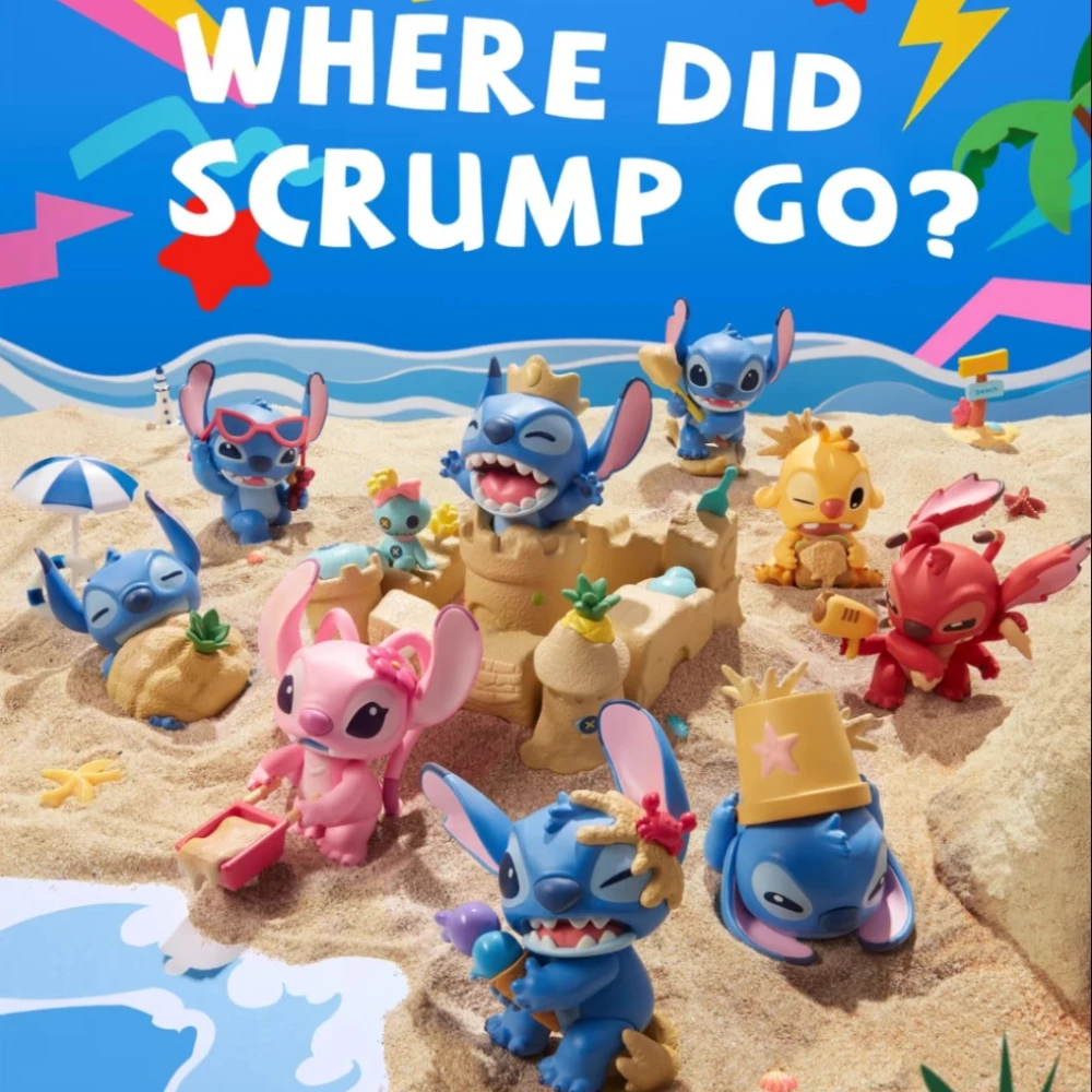New Stitch Blind Box Where Did Scrump Go Series Kawaii Figures Ornament ...