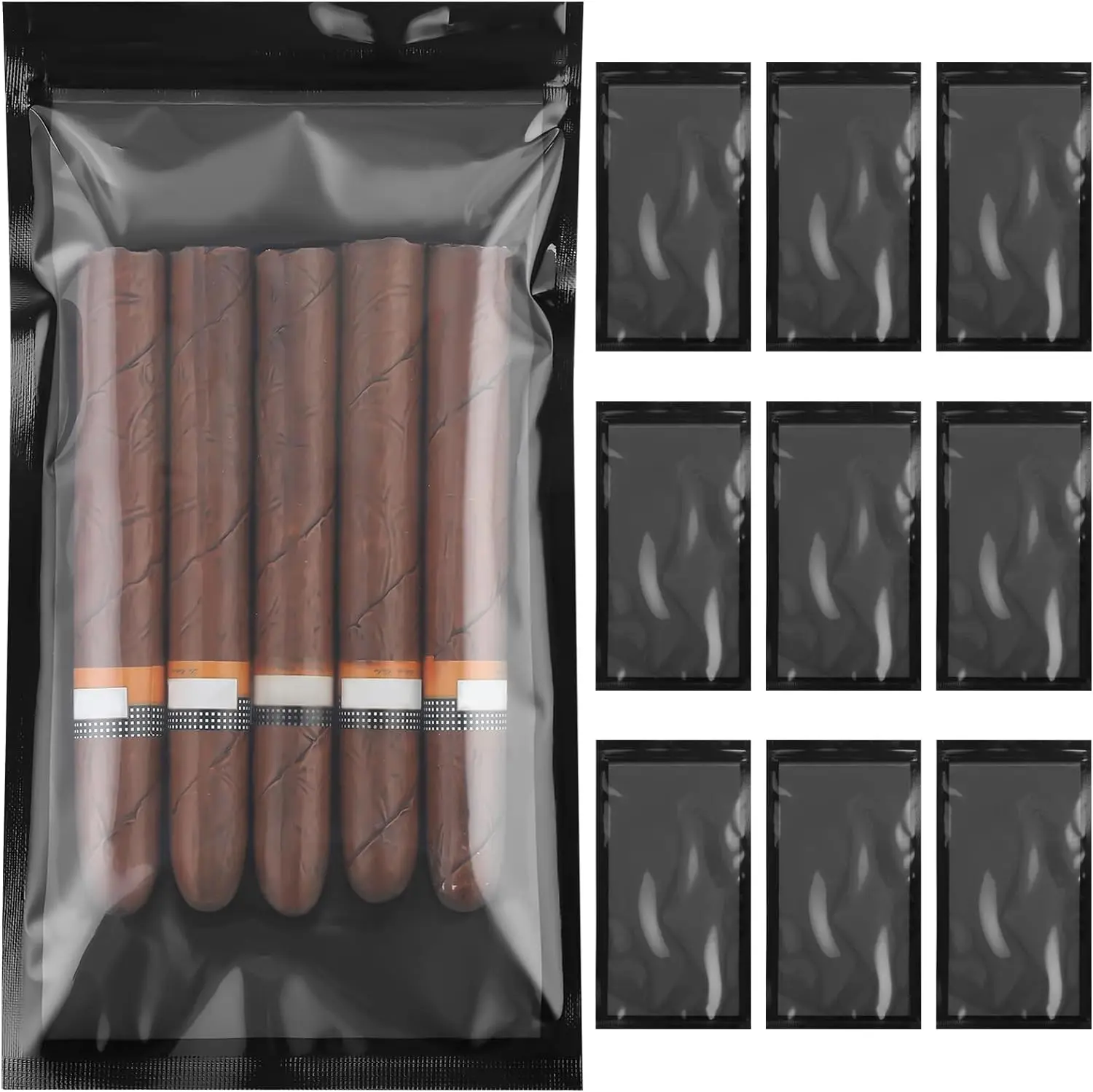 10/5 PCS Cigar Humidor Bags Hydration Bag Cigar Humidity Control Pouch ...