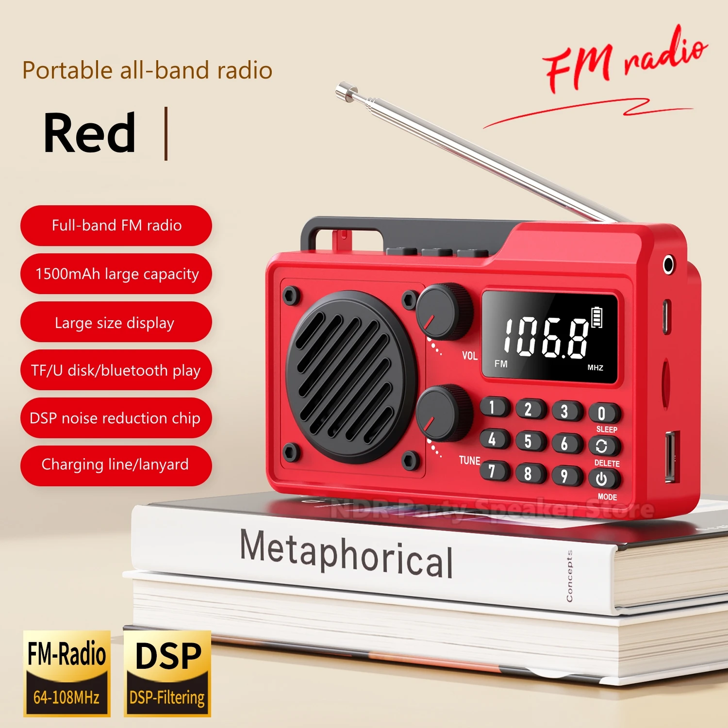 AM FM SW Radio Station Broadcast Equipment Digital Mini Small Pocket ...