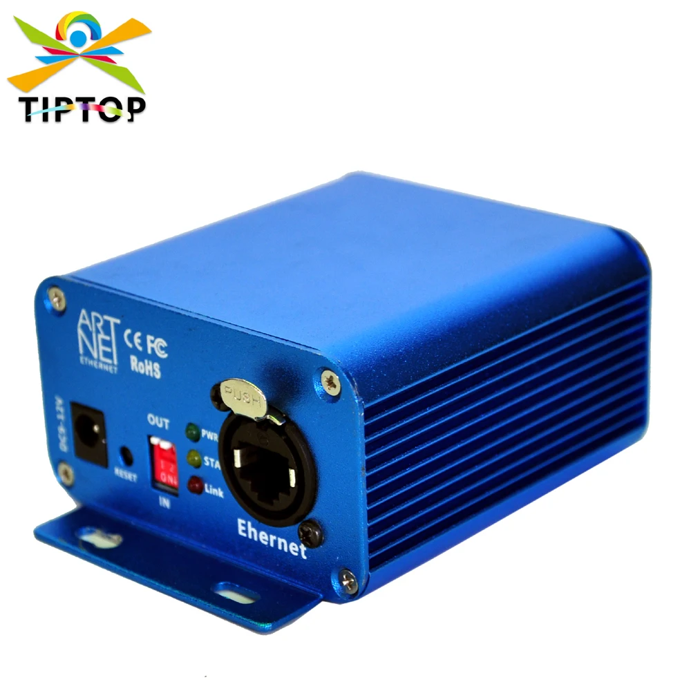 Gigertop-Bi-directional-Ethernet-DMX-Converter-EL-ArtNet-1024-Controller-3pin-5pin-Socket-Output ...