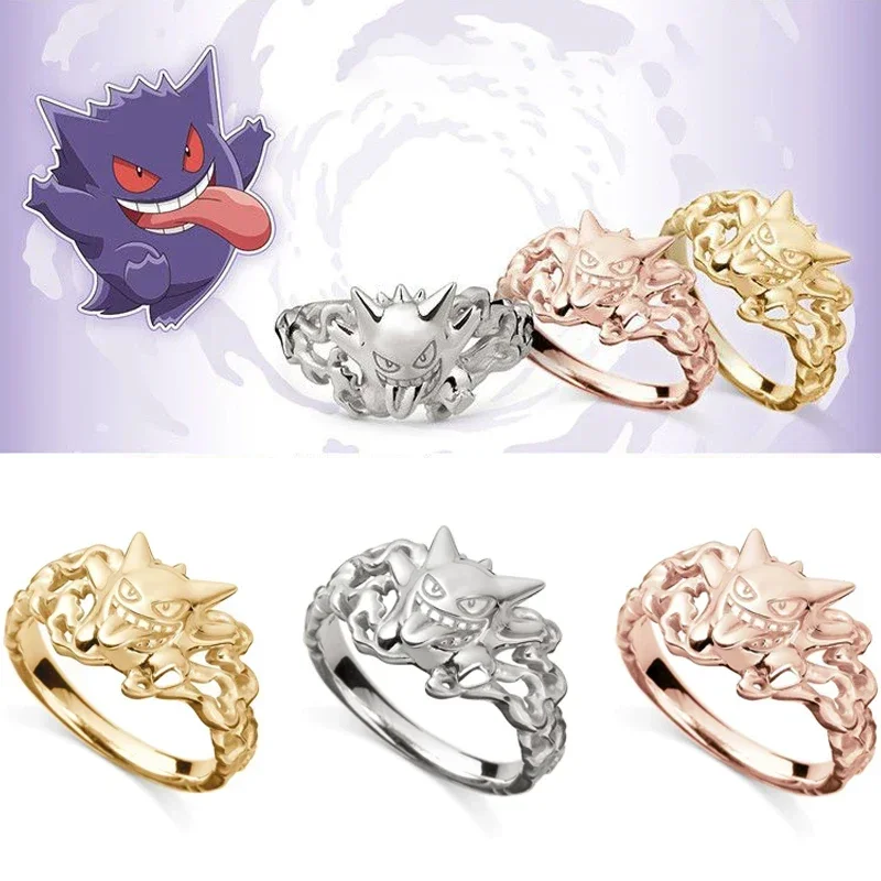 Pokemon-Gengar-Ring-Anime-Cosplay-Props-Jewelry-Accessory-Cartoon ...