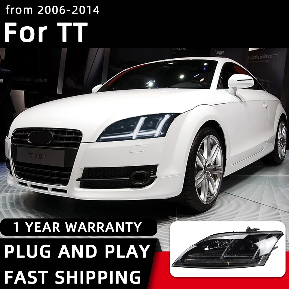 Car-Styling-Headlights-for-Audi-TT-LED-Headlight-2006-2014-TTRS-Head ...