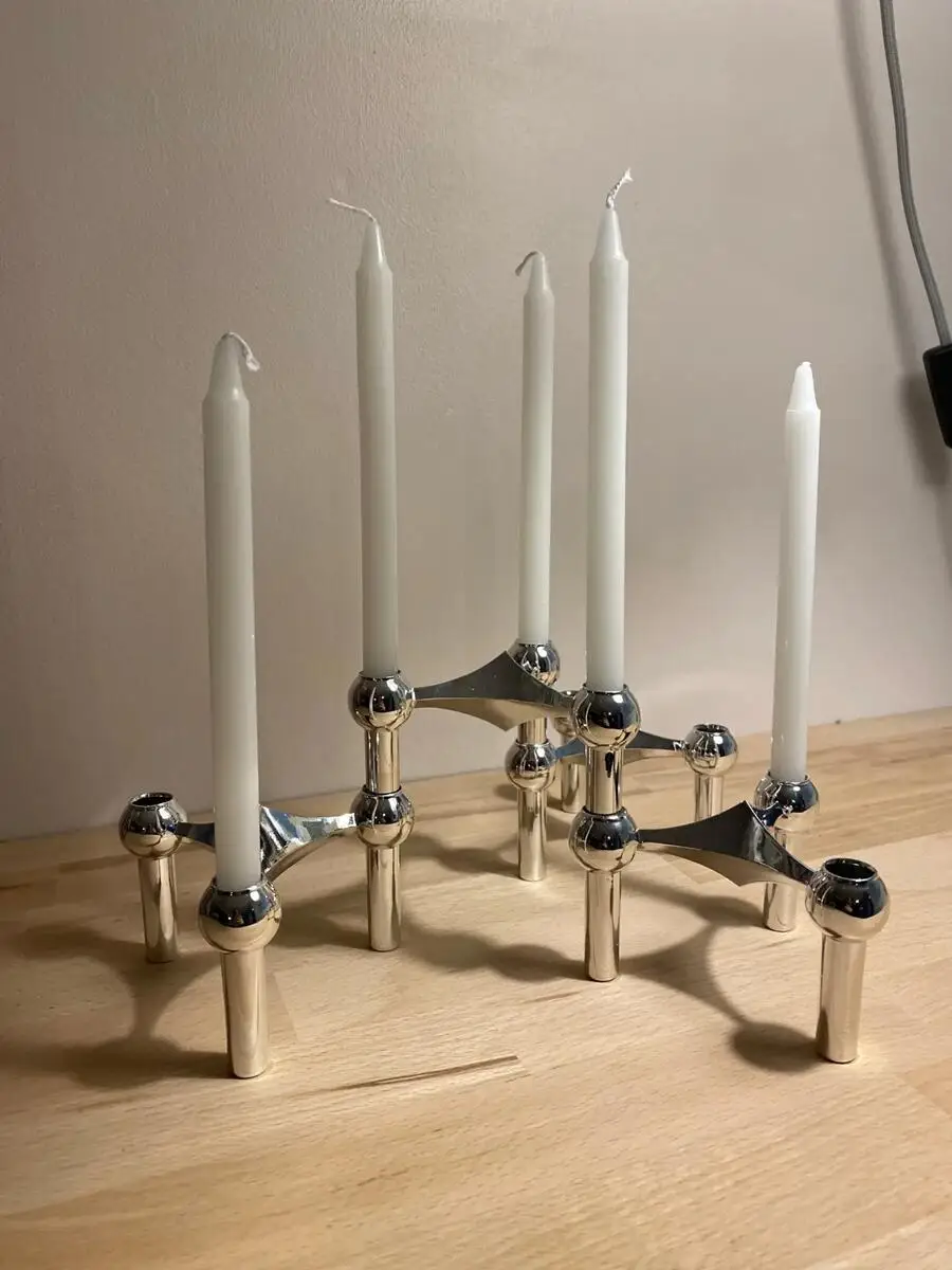 Metal-Candle-Holder-Nordic-Molecular-Structure-Gold-Candlestick ...