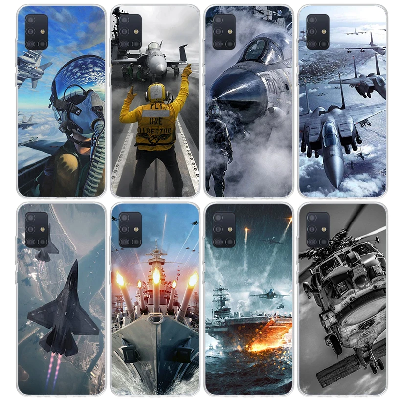 Military-Aircraft-Warship-Fighter-Phone-Case-For-Samsung-Galaxy-A51 ...