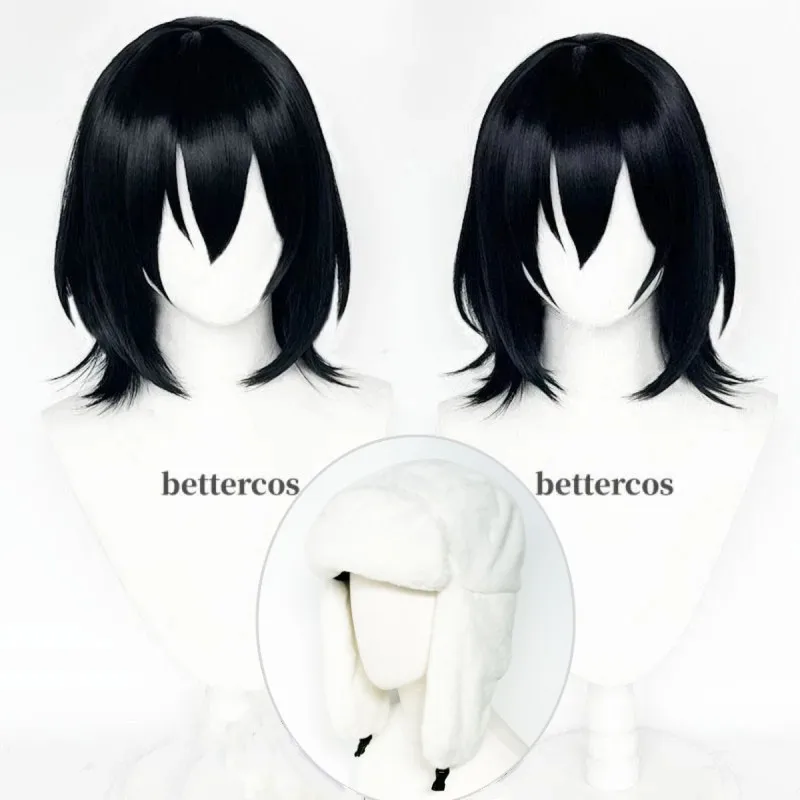 Anime-Bungo-Stray-Dogs-Fyodor-D-Dostoevsky-Short-Black-Cosplay-Wig-Heat ...