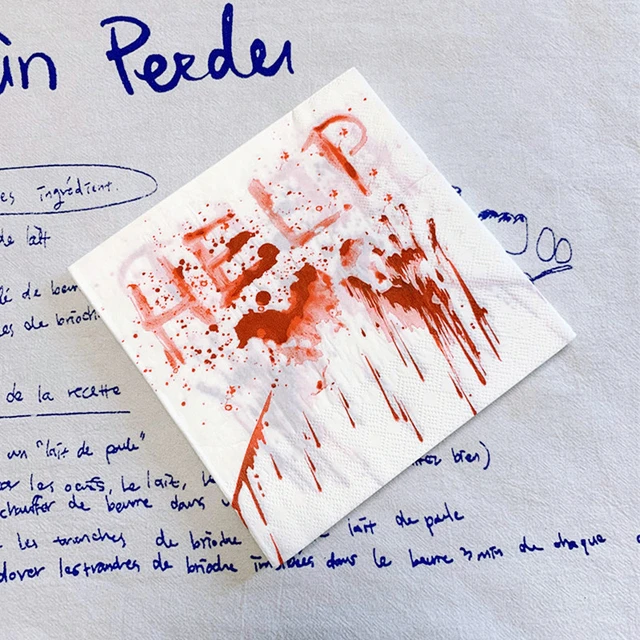 I Love You Written With Blood On Paper