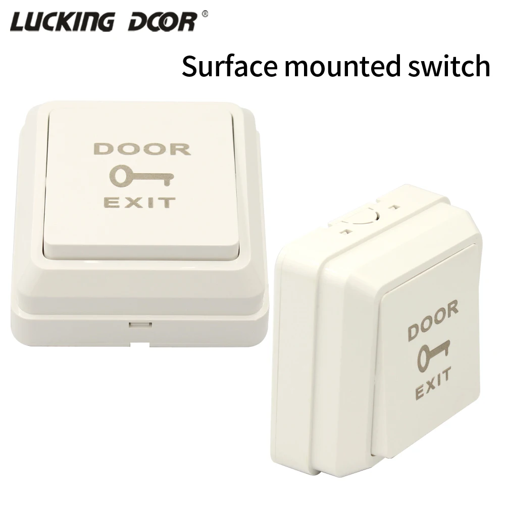 Surface-Mounted-with-Box-DC-12V-Exit-Push-Release-Button-Switch-For ...