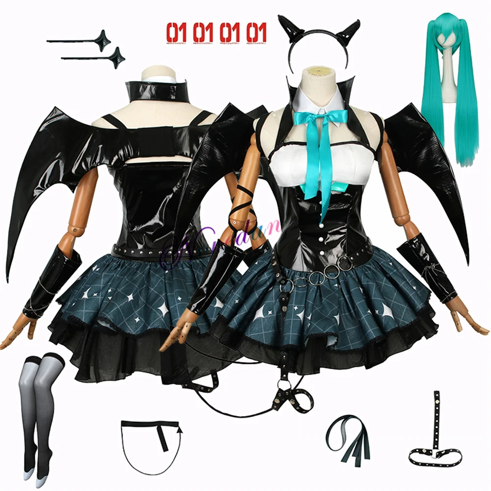 Little-Devil-Miku-Cosplay-Costume-Demon-Miku-X-Rascal-2023-Cosplay ...