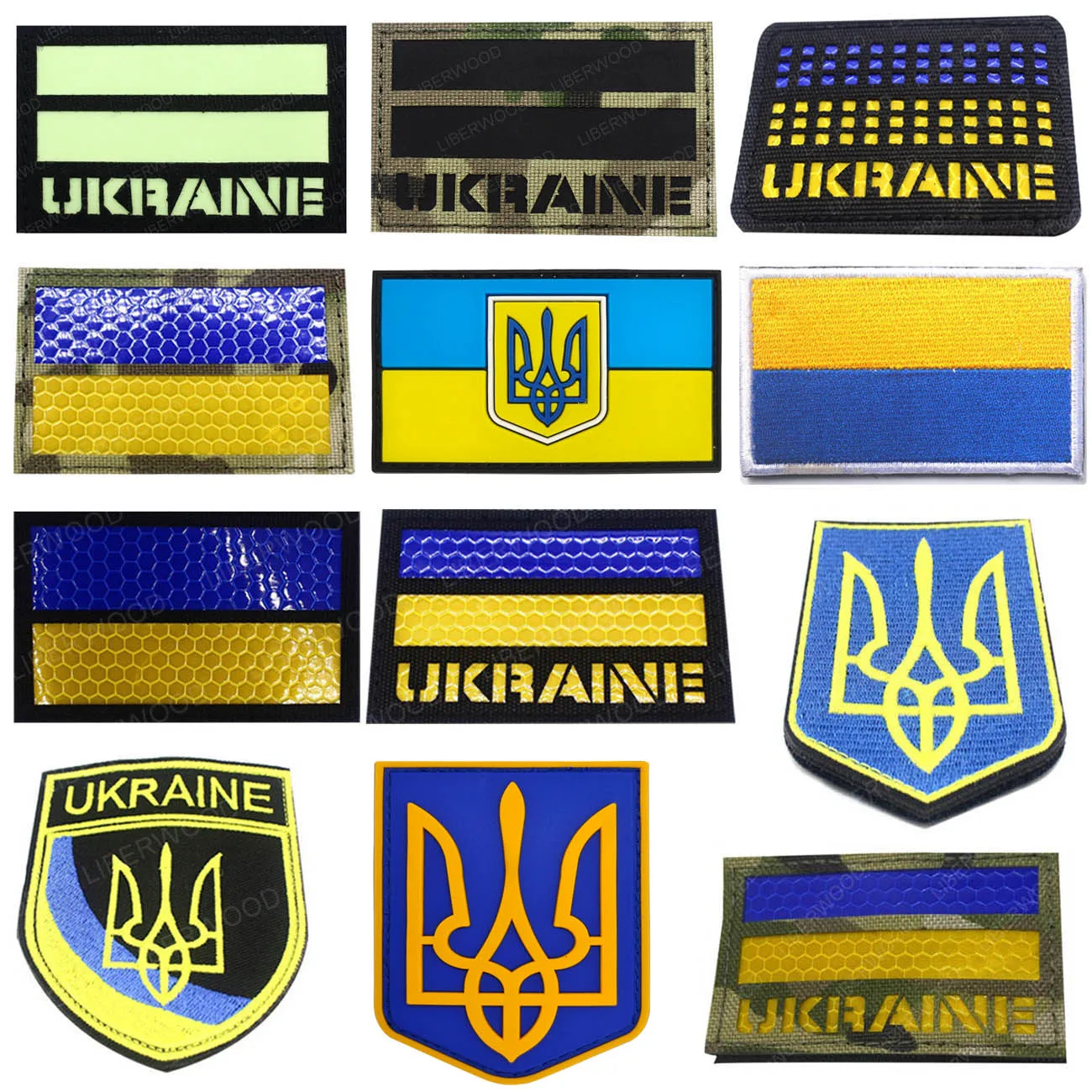 Ukrainian-Ukraine-Shield-Flag-Patches-States-Flags-Funny-Tactical ...