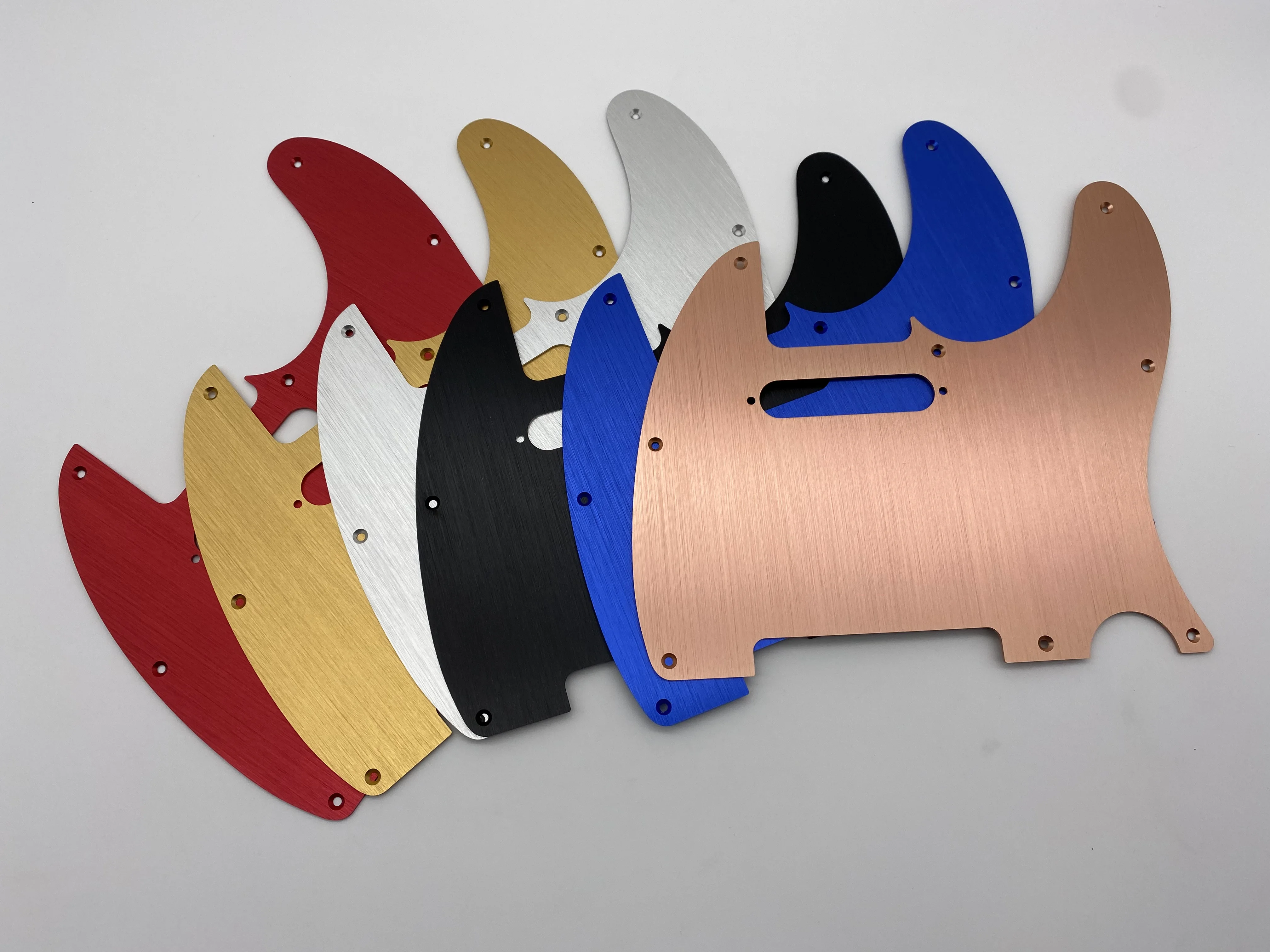 8-Hole-Metal-Aluminum-Anodized-Tele-Style-Pickguard-TL-Pick-Guard ...