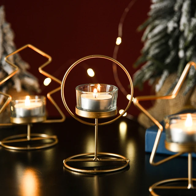 Star Votive Candle Tree