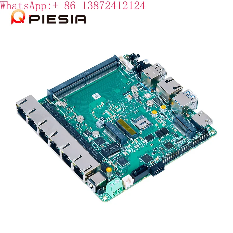 Piesia 6 Lan Port Pfsense Firewall Motherboard Intel 12th Gen N150 N100 ...