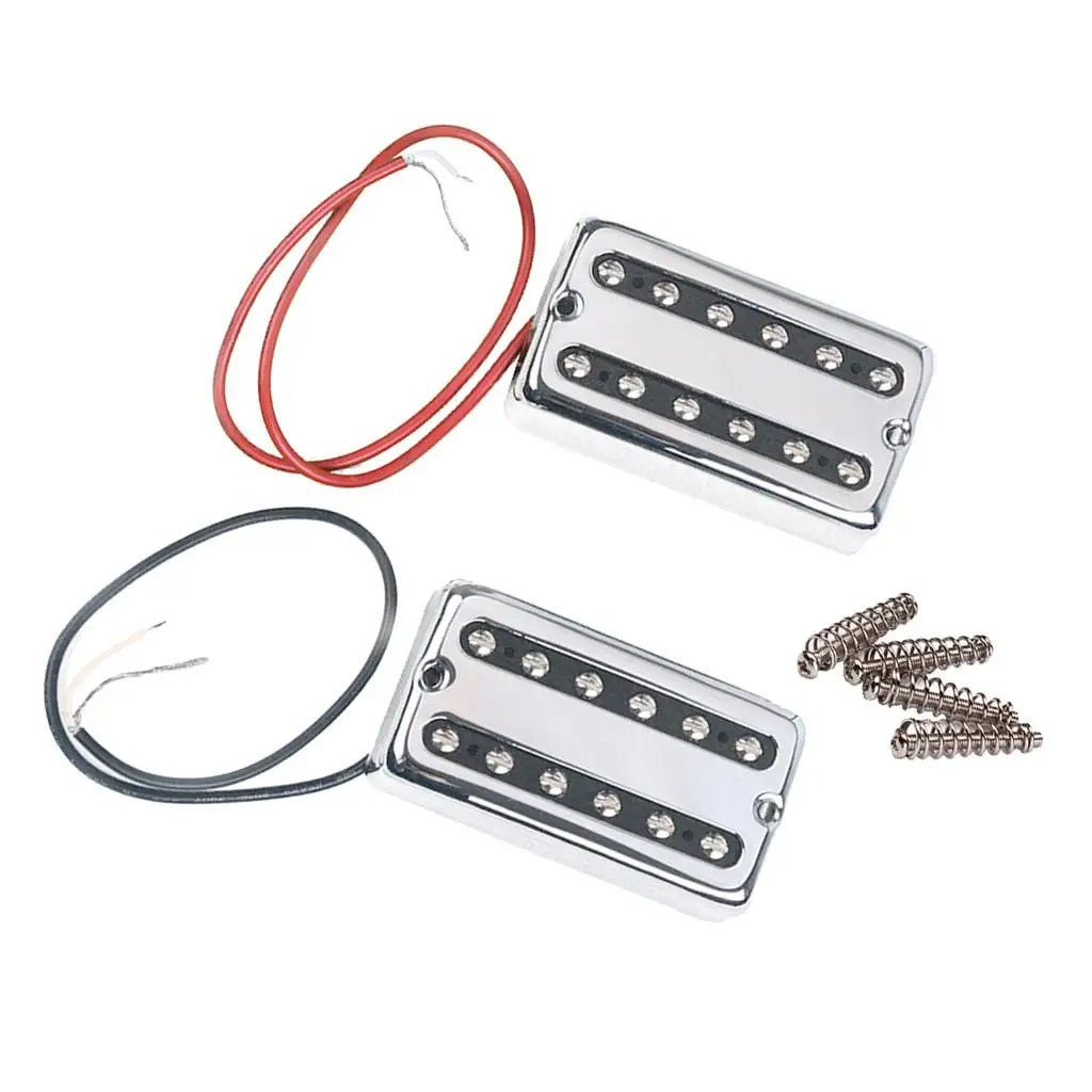 Chrome ELectric Guitar Pickup 2mm/50mm Pole Spacing for Brand ...