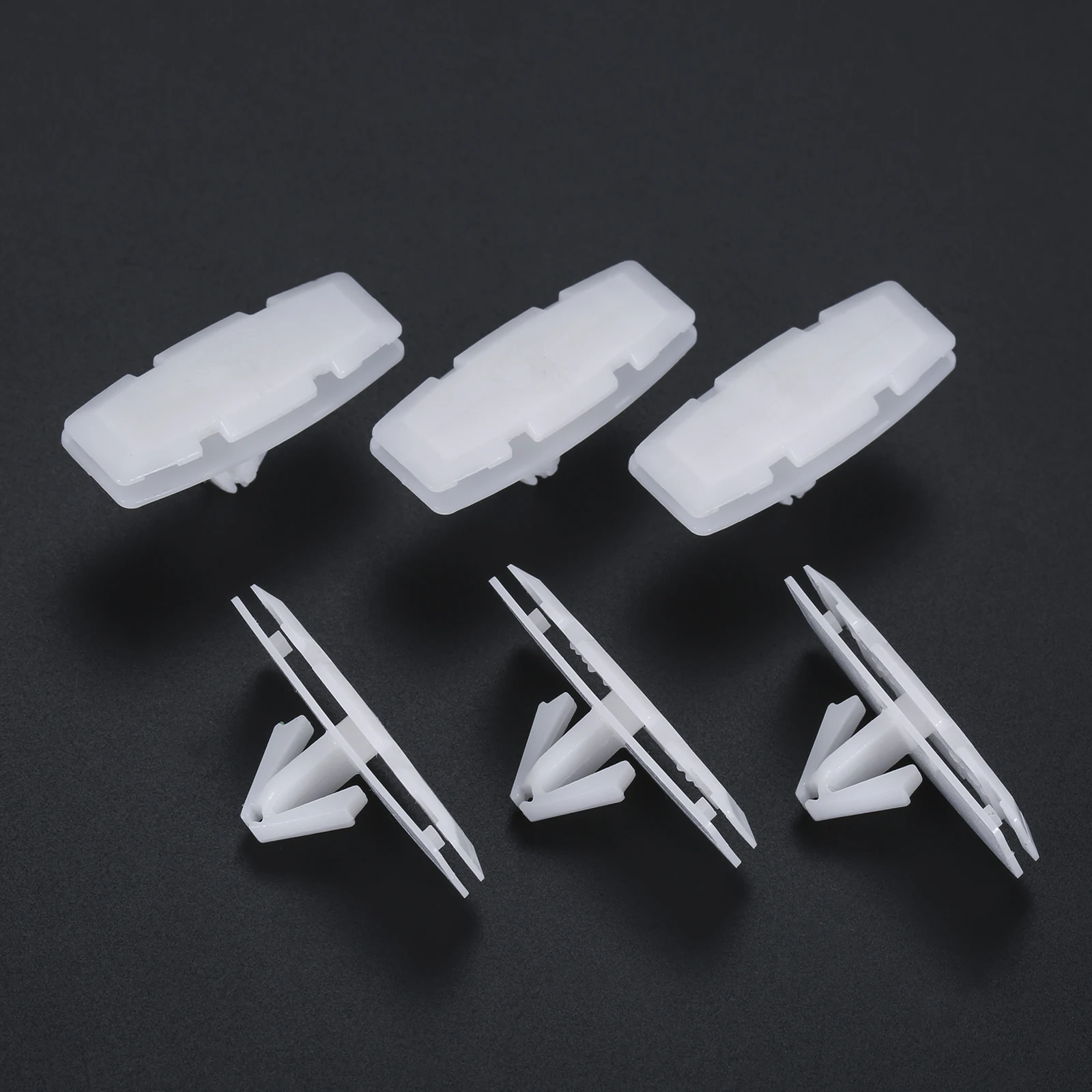24Pcs-lot-White-Car-Plastic-Push-Retainer-Pin-Rivet-Fasteners-Fender ...