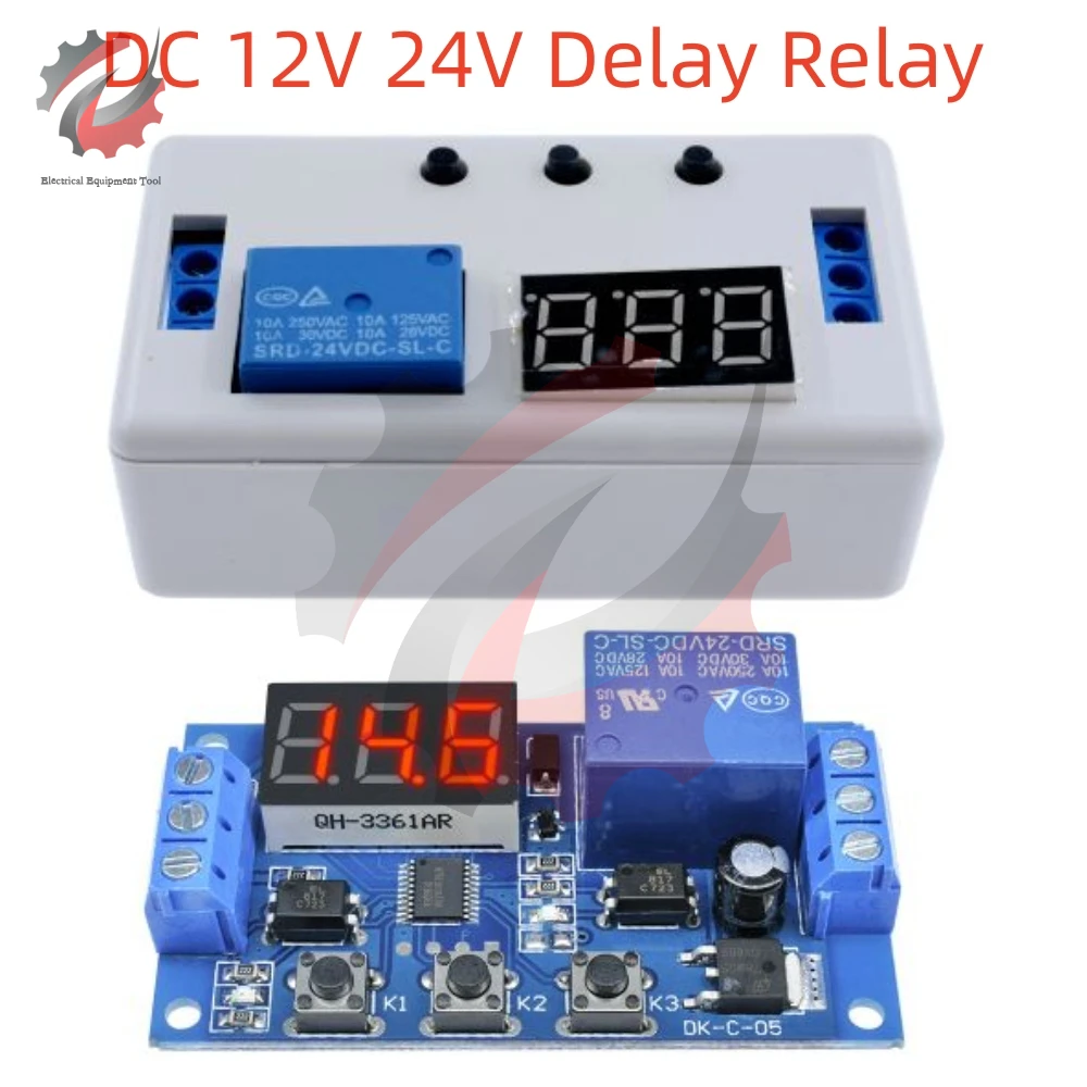 12V-24V-LED-Digital-Display-Automation-Delay-Relay-Trigger-Time-Circuit-Timer-Control-Cycle ...