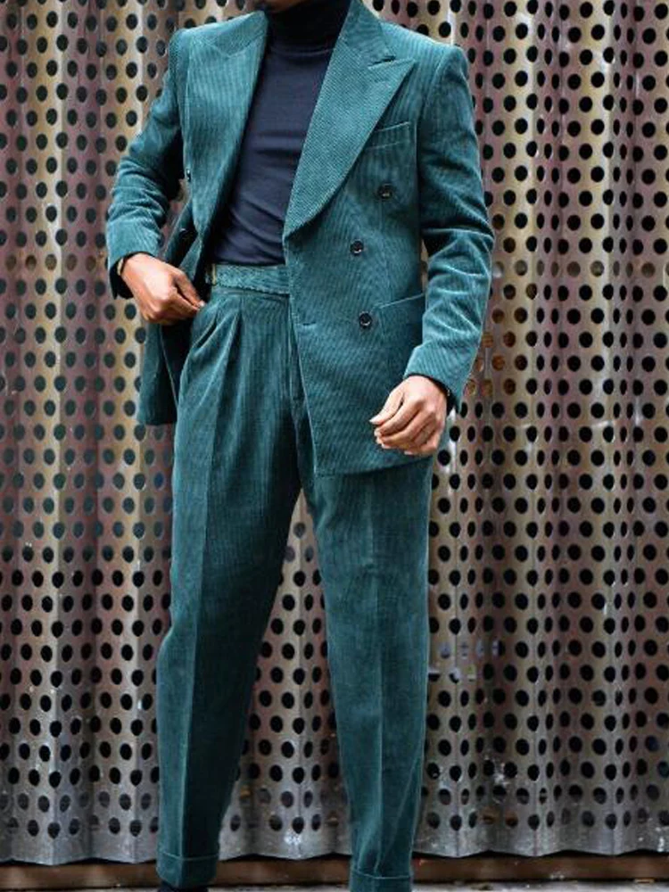 Lapel-Elegant-Suits-for-Men-Suit-Set-Slim-Fit-2-Piece-Set-Single ...