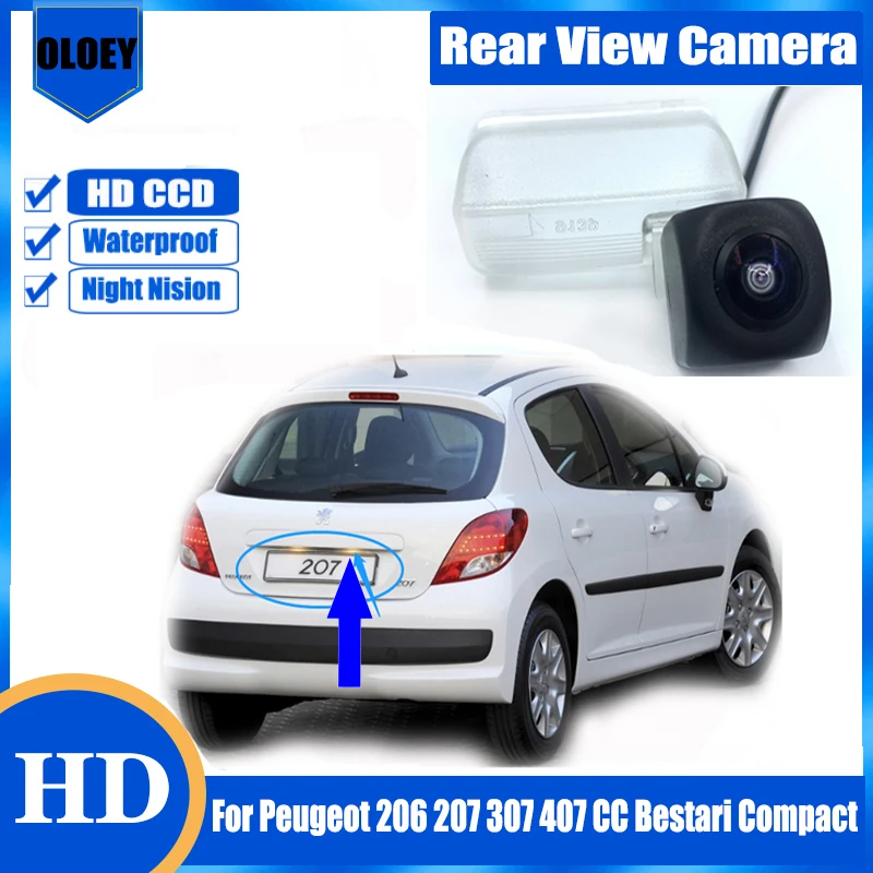 HD-Rear-View-Camera-For-Peugeot-206-207-307-407-CC-Bestari-Compact ...