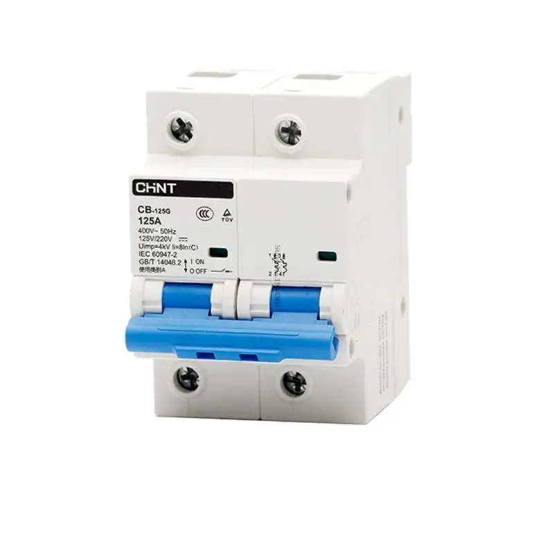 CHNT CHINT CB-125G 2P 80A 100A 125A DC 125V/220V AC400V Miniature Circuit breaker MCB