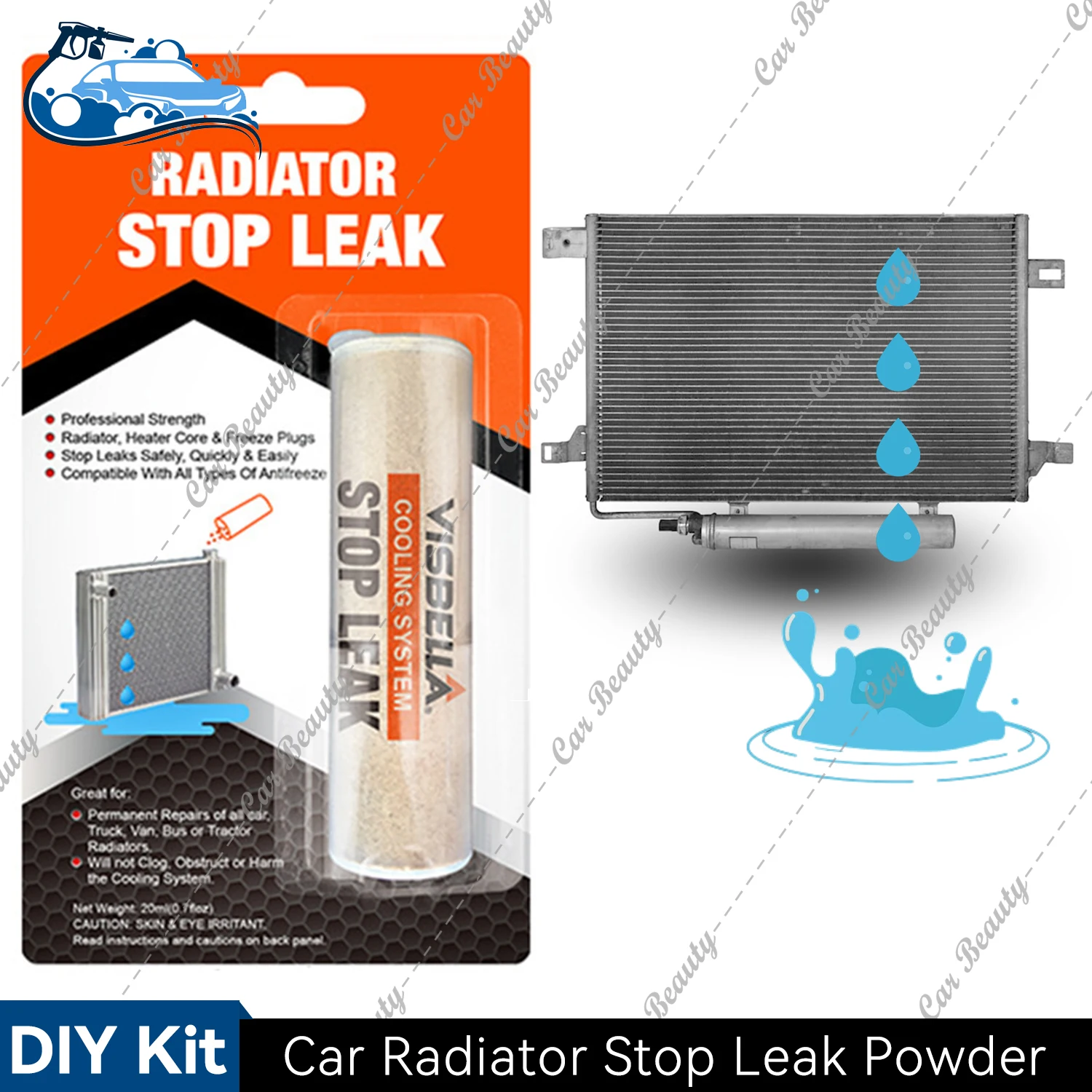 Radiator-Stop-Leak-Sealer-Powder-For-Conditioner-Repair-Kit-Car-Heater ...
