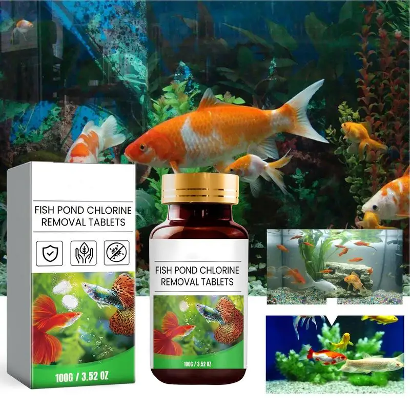 100g-Fish-Pond-Chlorine-Removal-Tablets-Fish-Tank-Cleaner-Water ...