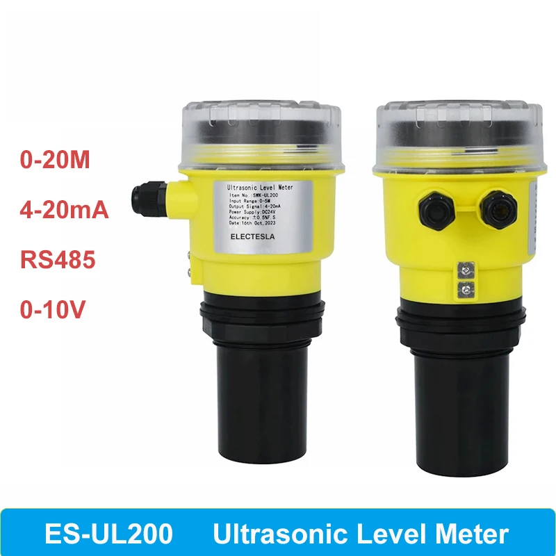 Ultrasonic-Water-Tank-Sensor-3m-5m-10m-Level-Meter-4-20ma-Level ...