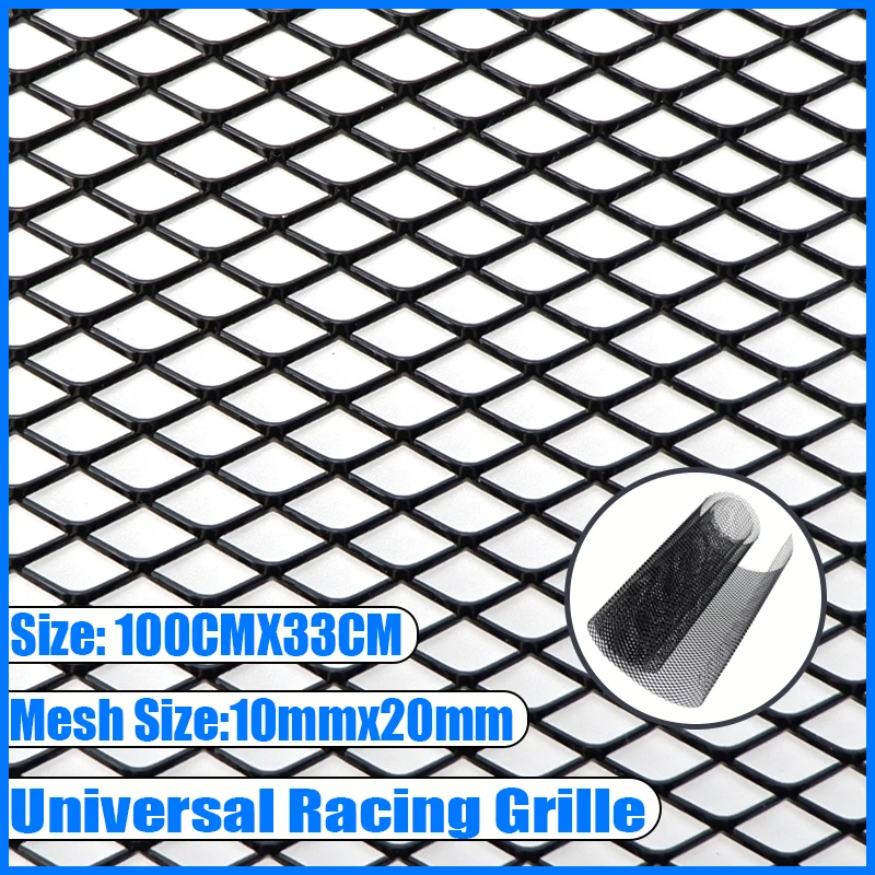 Car Bumper Grille Aluminum Alloy Grille Mesh Sheet Car Grid Ventilation ...