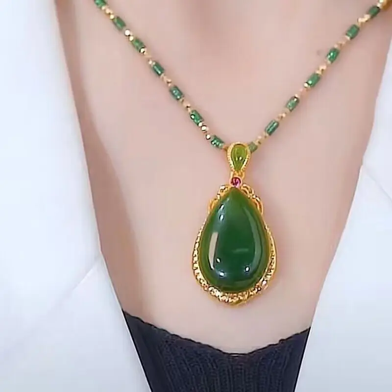 Fashion-vintage-imitation-Wada-Jade-Rabbit-charm-women-s-necklace ...