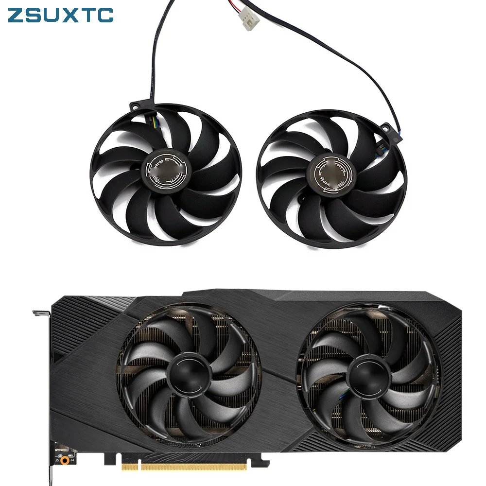 90MM-4PIN-T129215SU-DUAL-RTX-2060S-EVO-GPU-Fan-For-ASUS-DUAL-RTX-2080S ...