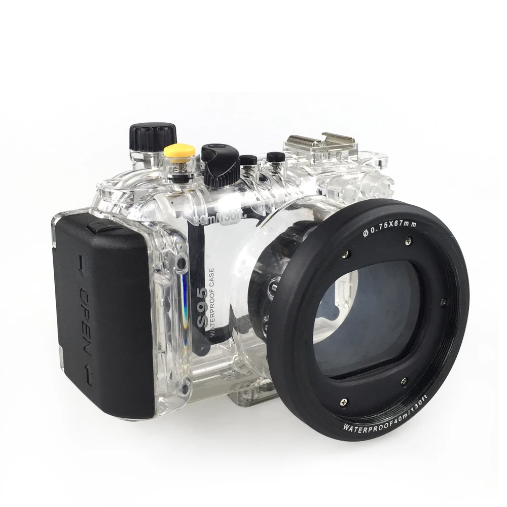 Mcoplus 40m 130ft Waterproof Box Underwater Housing Camera Diving Case ...