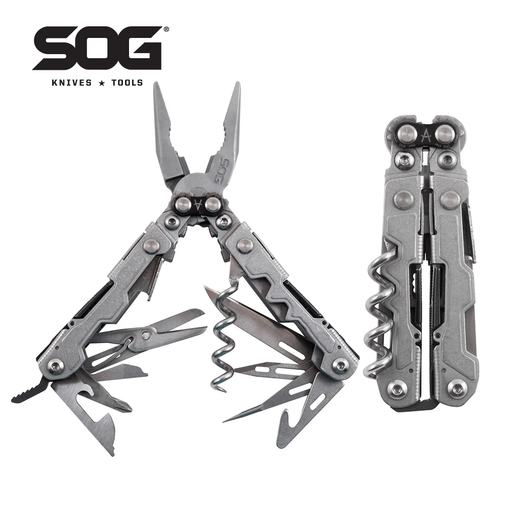 SOG-19-in-1-Power-Litre-Folding-Alicate-Faca-EDC-Mini-Multi-Tools ...