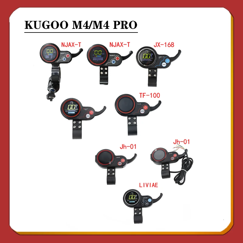 For KuGoo M4 Electric Scooter Instrument Display Panel 36V48V TF ‑ 100 ...
