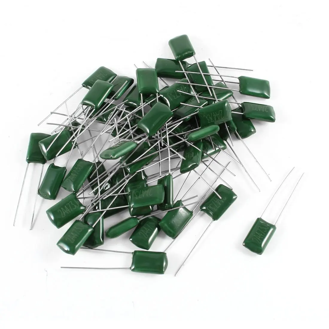 50pcs 100V Polyester film capacitor 330PF 680PF 1nF 10nF 100nF 2A471 ...