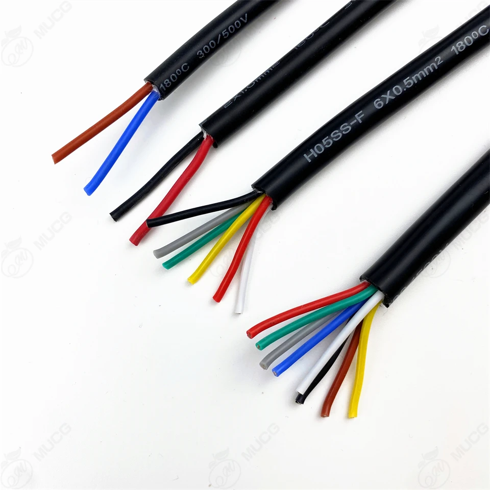 Câble-fil,de fil de Silicone câble Gainé fils Électriques câblage- 8C ...