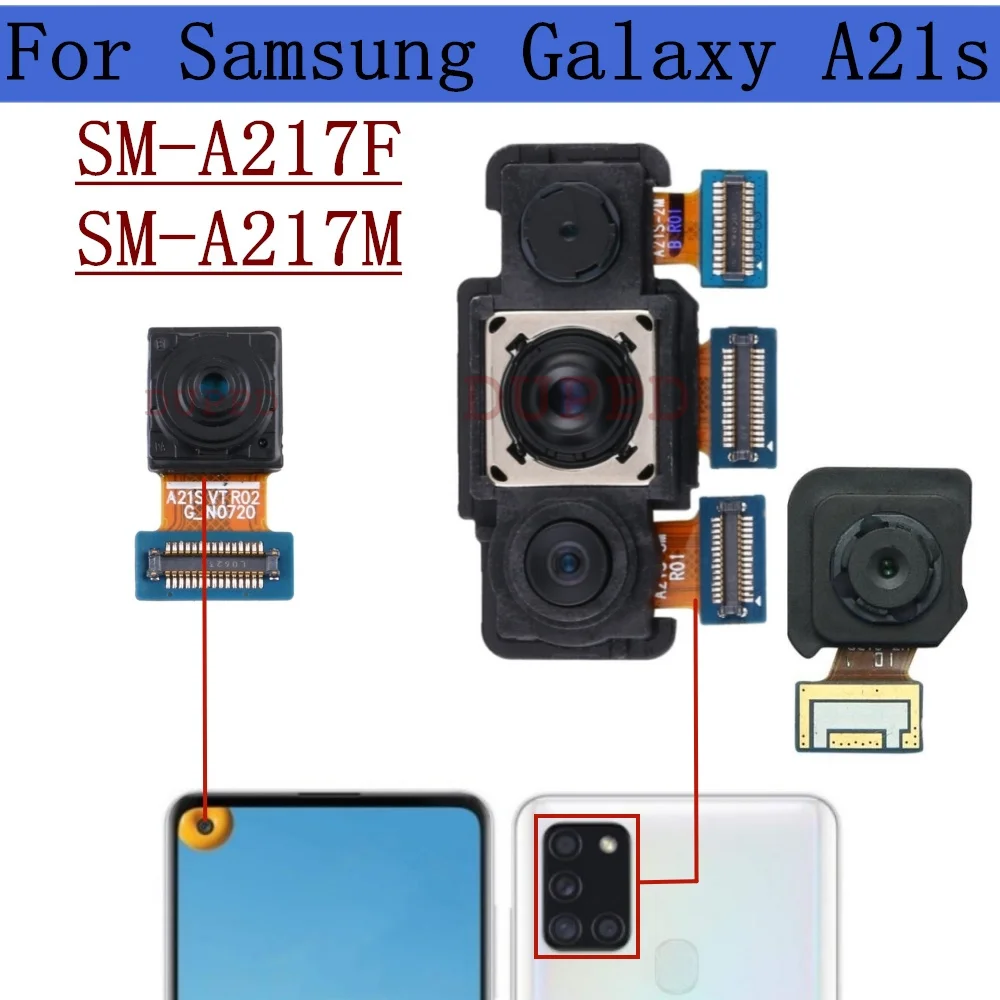 Rear-Front-Camera-For-Samsung-Galaxy-A21s-SM-A217F-SM-A217M-Backside ...