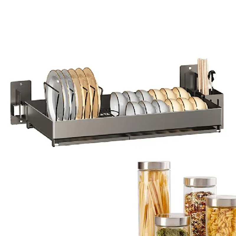 Dishwasher-Rack-Dish-Drying-Rack-Adjustable-Kitchen-Plates-Organizer ...