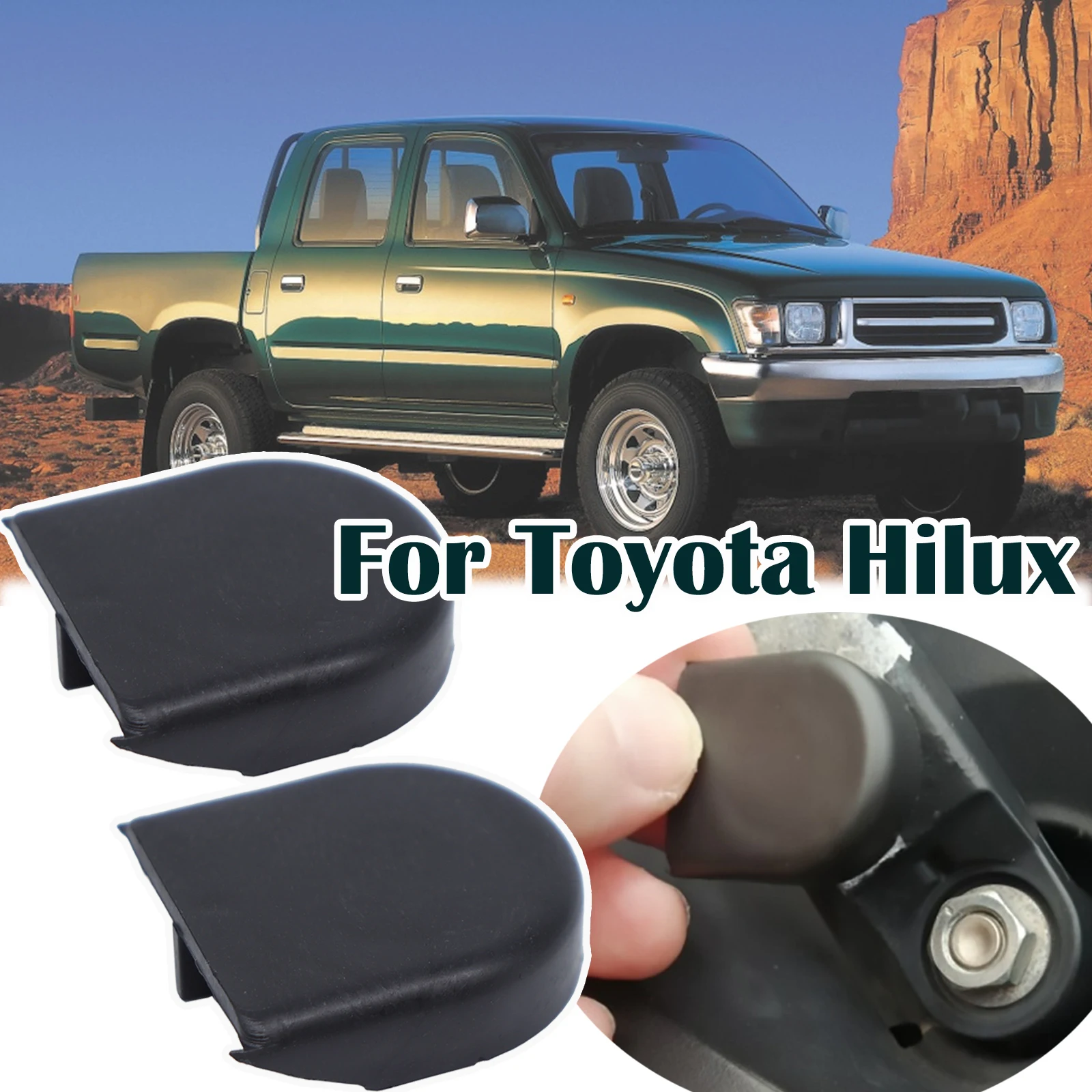 Front Windscreen Wiper Arm Nut Cap Bolt Cover For Toyota Corolla E150 ...