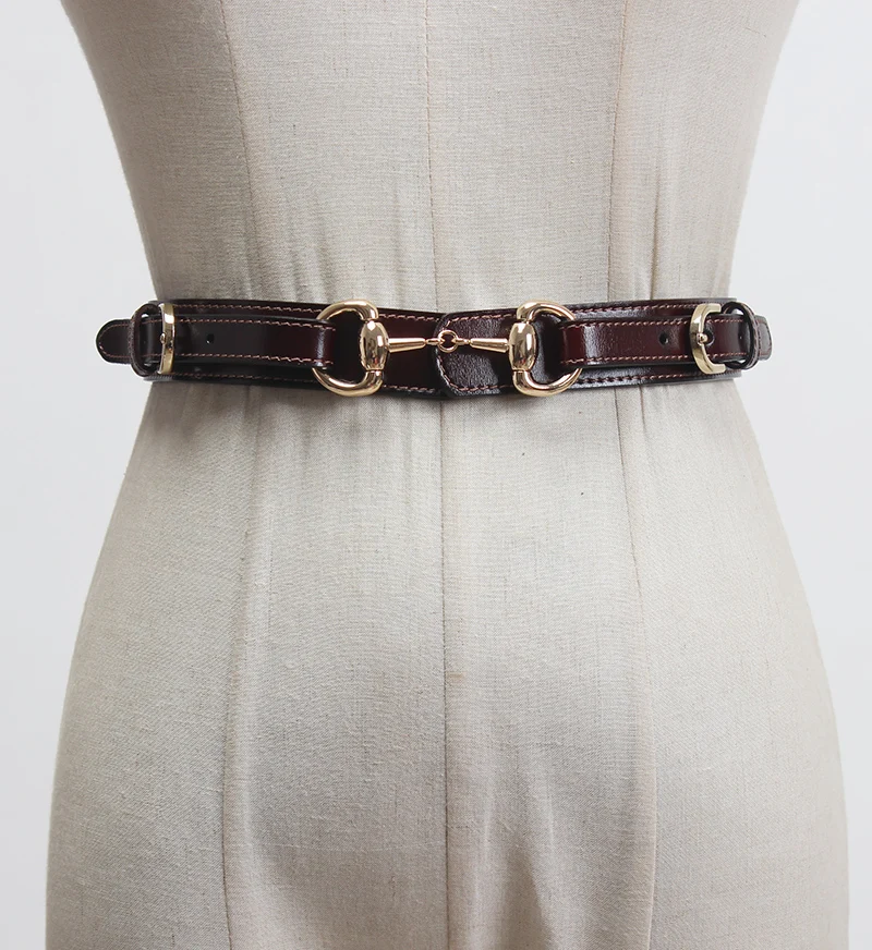 Women-waist-belt-leather-decoration-fashion-contracted-joker-horse-bit ...