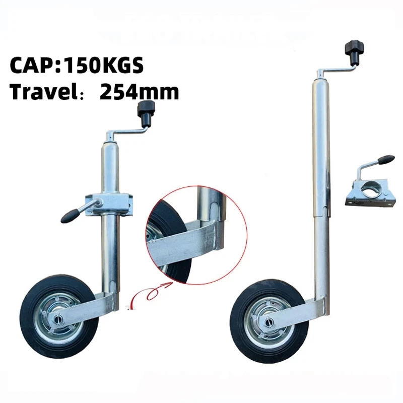 Trailer Jacks With Pneumatic Wheels