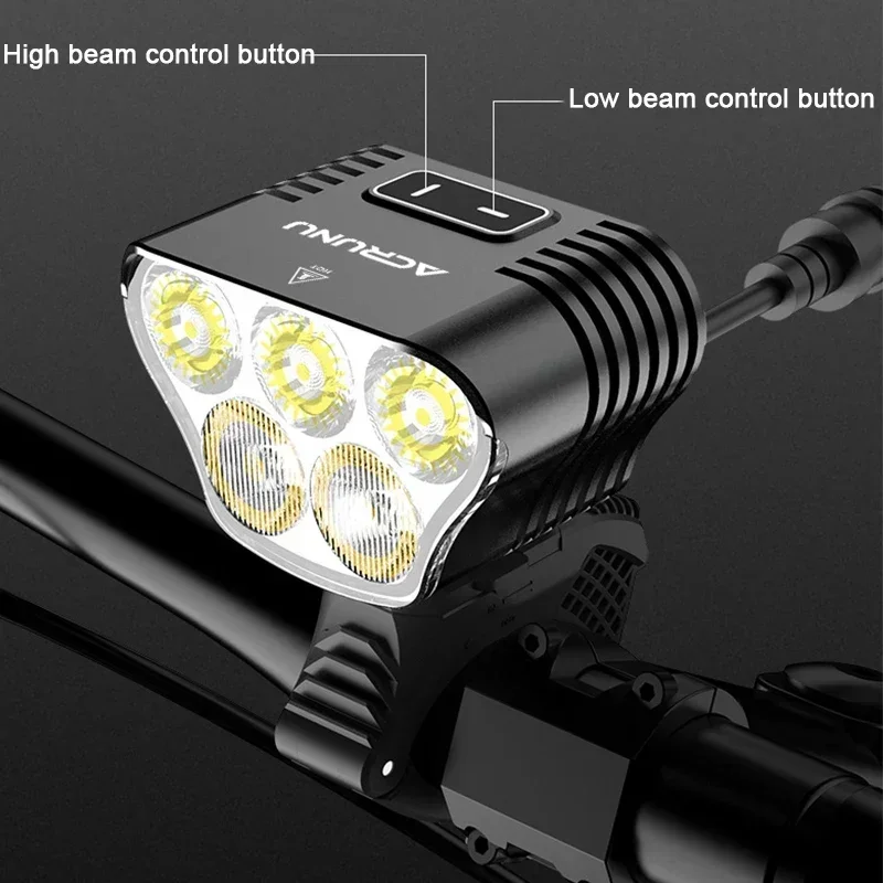 5000-Lumen-Bike-Light-Set-Front-Light-20000mAh-Bicycle-Lamp-USB ...