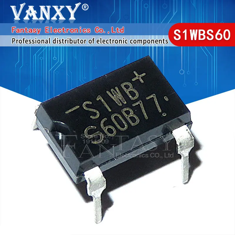 10個s1wbs60 s1wbs40 1a 600v dip-4 s1wb s1wb60