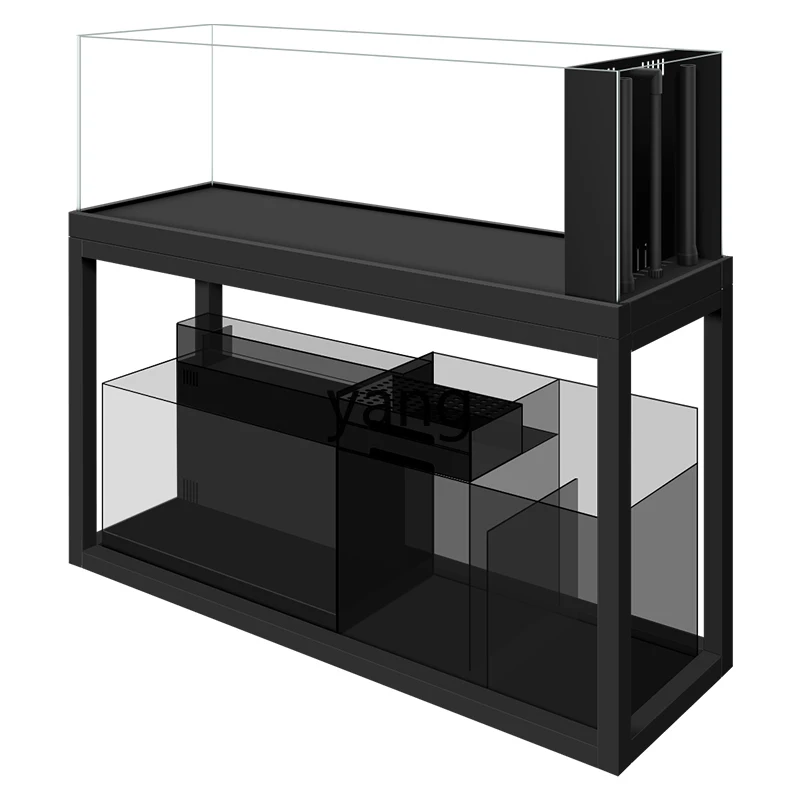 CX-Double-Layer-Fish-Tank-Stream-Lanshou-Taishi-Fish-Aquarium-Landscape ...