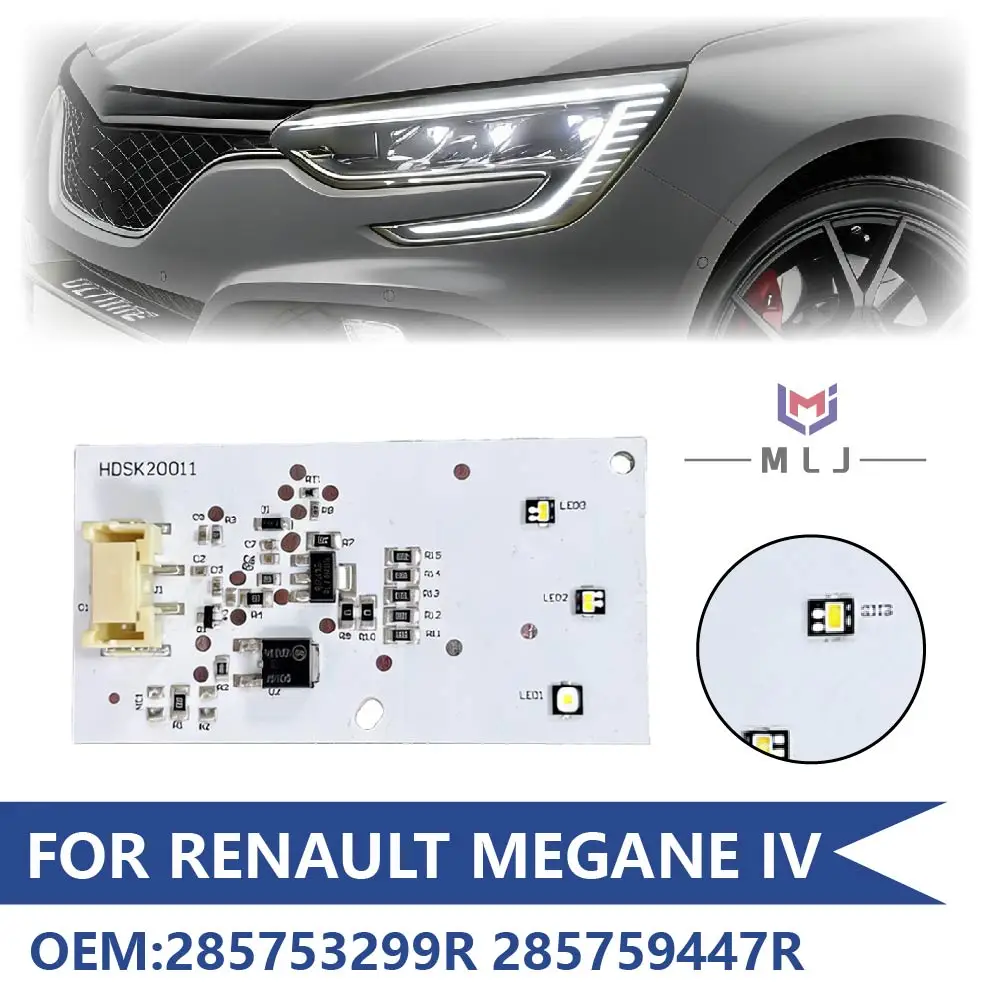 For Renault Megane IV 2014-2018 Angel Eye Board White Light Source Chip ...