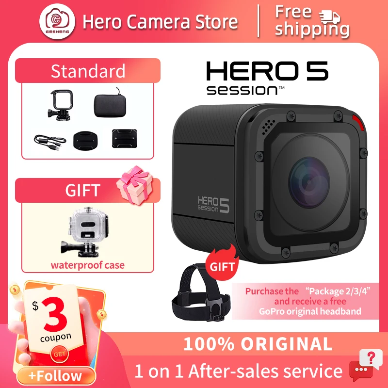 GoPro-HERO-5-Session-mini-action-camera-4k-digital-cameras-Bicycle ...