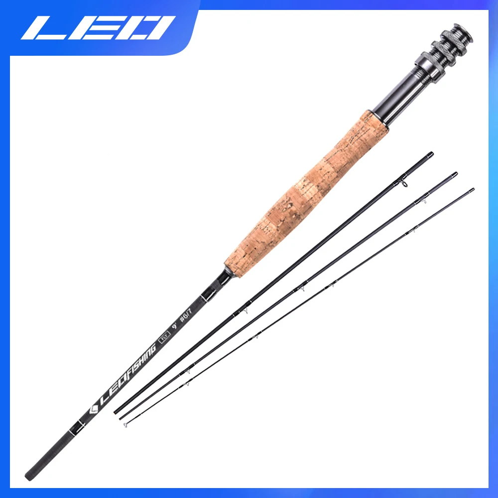 LEOFISHING Fly Fishing Spinning Rod Combo Surfcasting Carp Carbon Fiber ...