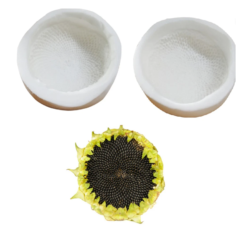 1PCS-Sunflower-with-Seeds-Petal-Flower-Silicone-Veiners-Molde-Silicona ...