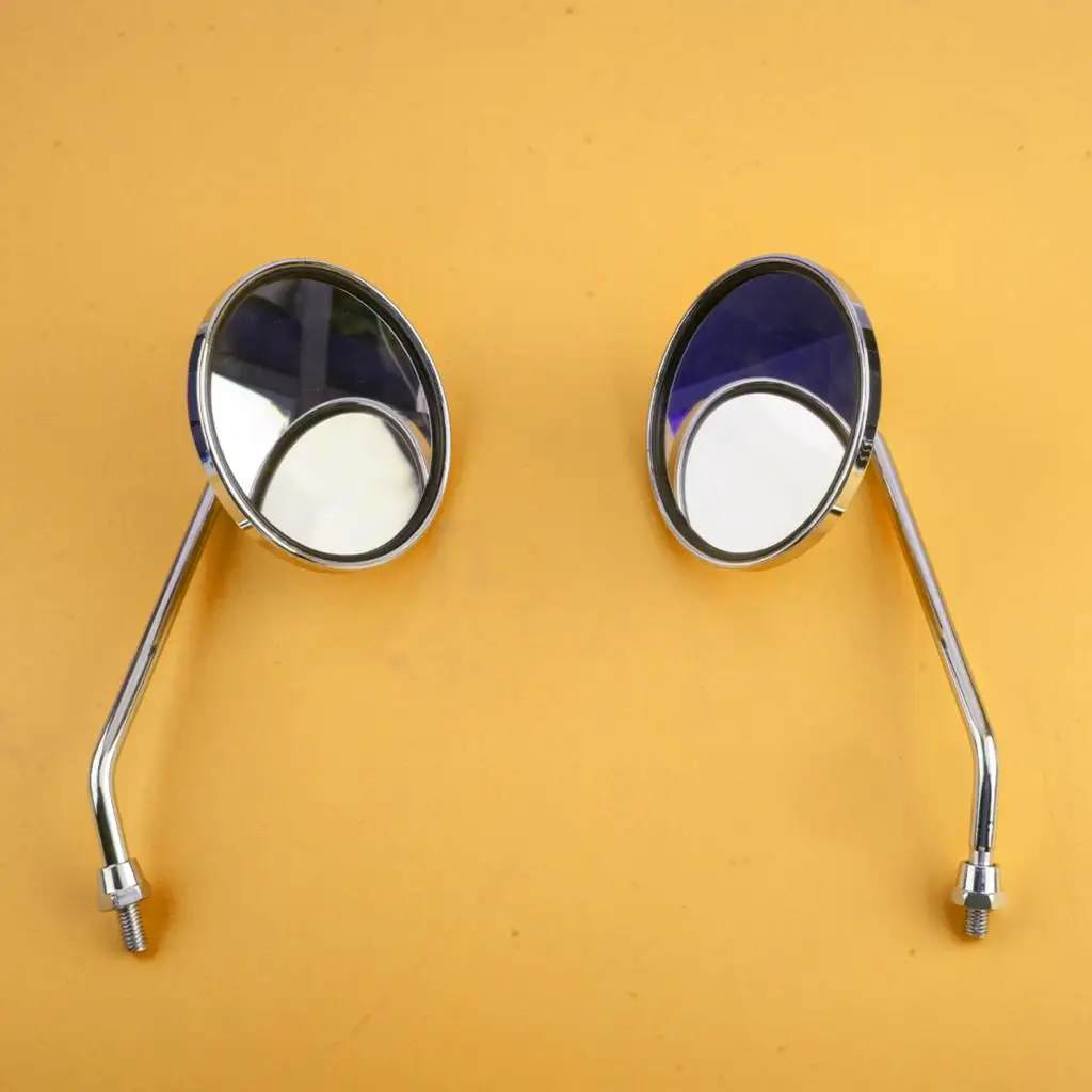 1 Pair Chrome Vintage Style Rear View Mirror Set 88120-028-600 Fit For ...