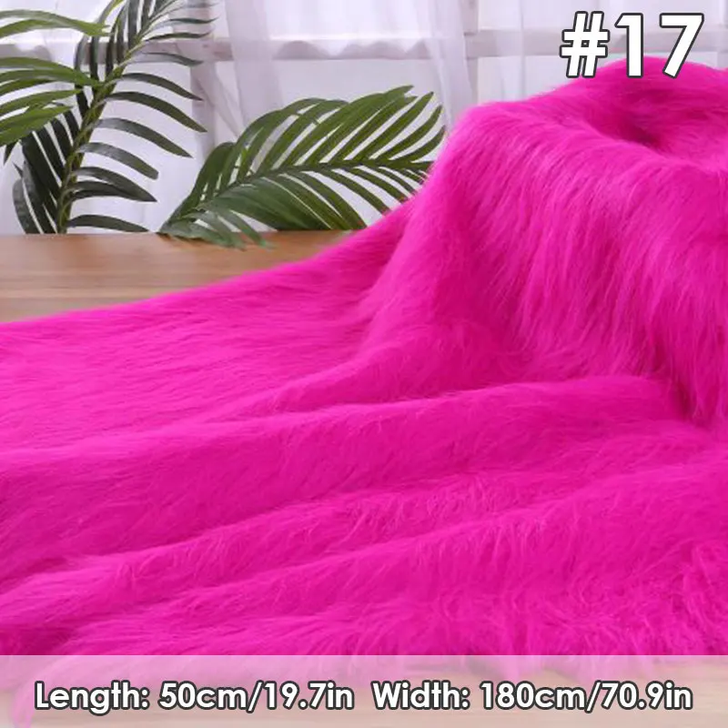 50x180cm Plush Artificial Fur Fabric 10-12cm Long Faux Fur Fabric Diy ...